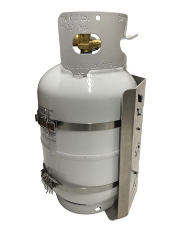 10 lb Propane Tank Mount Aluminum Bracket for Vehicles RV OffRoad and ...