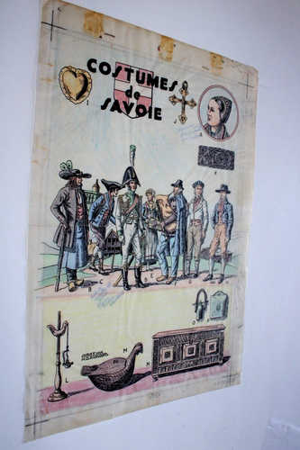 Dessin Original Christian TAVARD SAVOIE BD Coeurs Vaillants Pilote ...