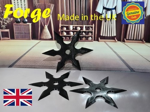 Martial Arts Training Ninja Throwing Stars Set Of 3 Rubber Theatre ...