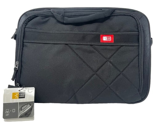 Case Logic 3201433 Diamond Laptop & Tablet Black Bag (15.6”) Strap NWT ...