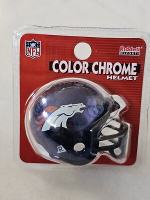 NFL Denver Broncos Riddell Sport Color Chrome Football Micro Pocket ...