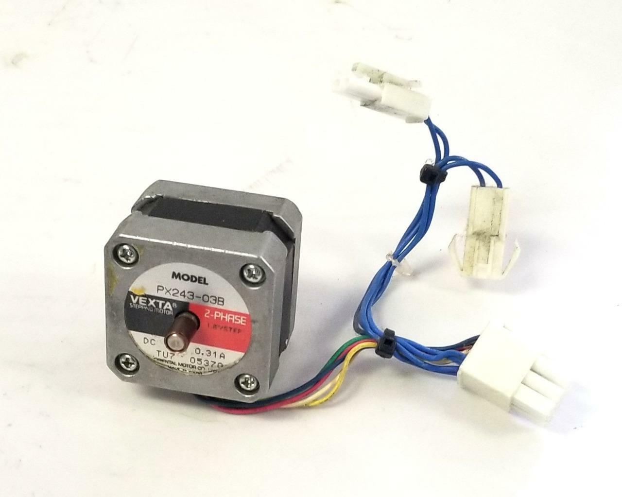 Oriental Motor PX243-03B Vexta Stepping Motor 12VDC 0.31 A 1.8 Deg ...