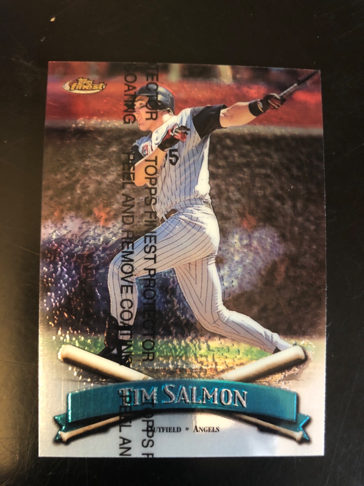 1998 Topps Finest #97 Angels Tim Salmon Baseball Card | eBay