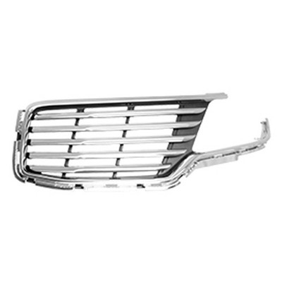 FRONT DRIVER SIDE GRILLE; SATIN CHROME; MADE OF PLASTIC; [FO] | eBay