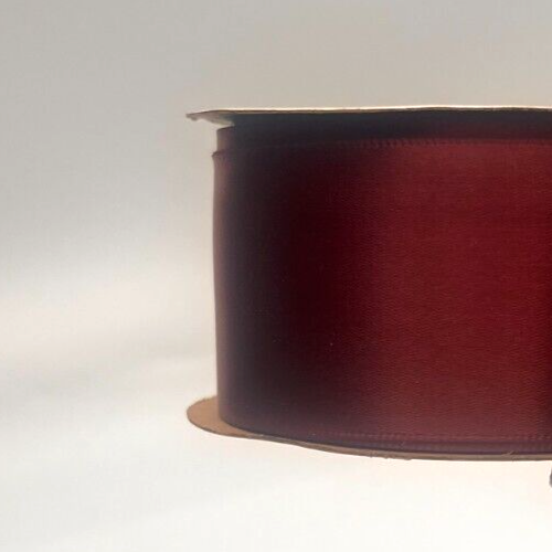 LOT OF 3 BERWICK OFFRAY RIBBON MAROON 100% POLYESTER 1 1/2 IN. X 4 YD ...