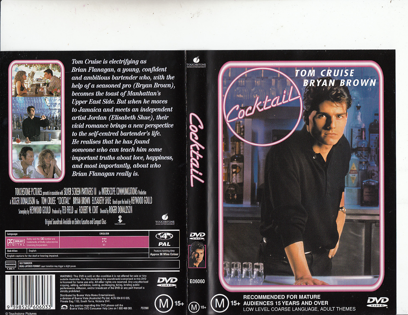 Cocktail 1988-Tom Cruise-Movie-DVD | eBay
