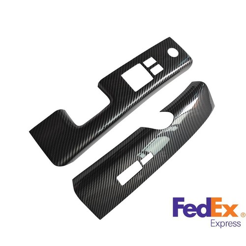 Car Carbon Fiber Look Interior Window Switch Covers For Nissan 350Z Z33 ...