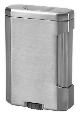 Vertigo Intrigue Chrome Triple Torch Butane Table Lighter, Large Tank ...