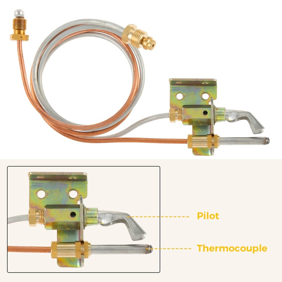 Universal Pilot Assembly 24-Inch Propane Gas Furnaces Boilers Water ...
