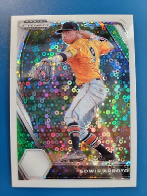 Edwin Arroyo 2021 PANINI PRIZM DRAFT WHITE CIRCLES #D 29/50 CINCINNATI ...