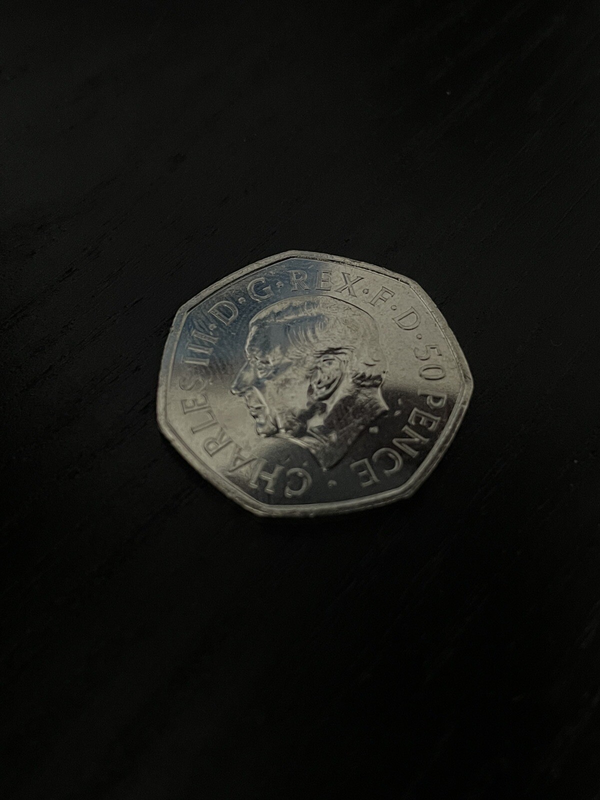 King Charles III Third 50p Rare Elegant Fifty Pence Coin - Good ...