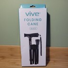Vive Folding Cane - Foldable Walking Cane for Men, Women - Fold-up ...