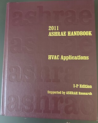 2011 ASHRAE Handbook -- HVAC Applications (I-P Edition) - (includes CD ...