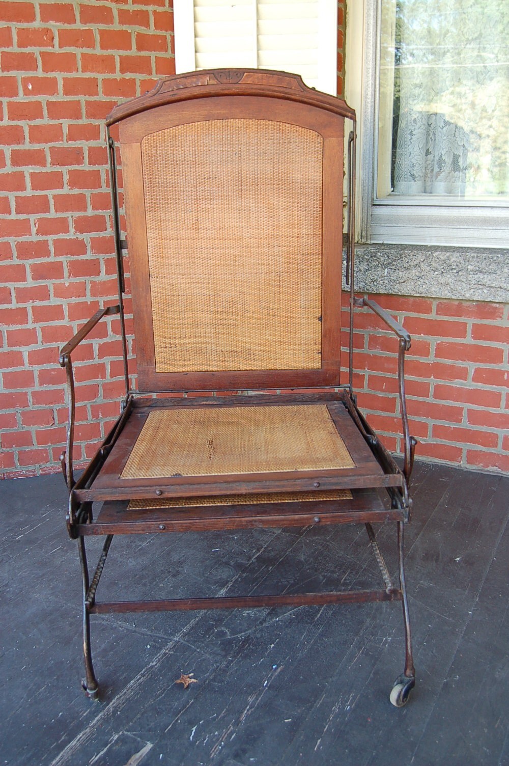 Marks A.F. Chair Co. New York Pat “1876” Campaign Chair/ Lounge Chair ...