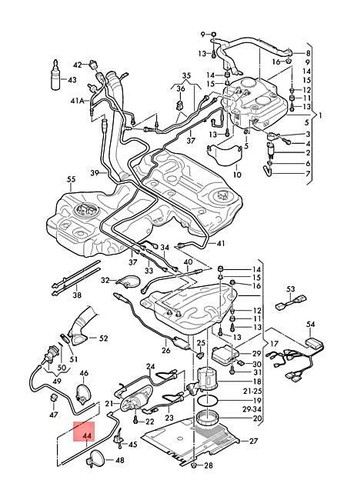 Genuine AUDI A4 Avant S4 Metering Line For Reducing Agent Injector ...
