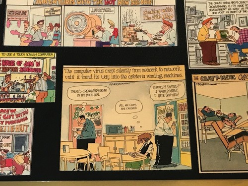 Programmers Cartoon Computer Poster Rich Tennant Real Newspaper VTG ...
