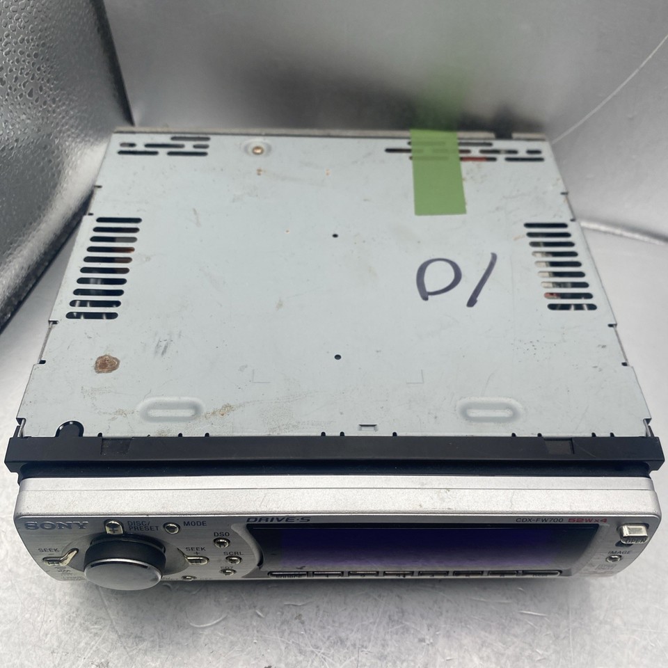 🔥RARE Sony CDX-FW700 CD Player 1 DIN In-Dash Equalizer Detachable Face ...