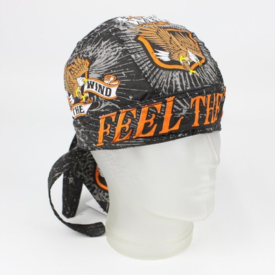 Biker Chopper Motorrad Kopftuch Bandana Headwrap Feel The Wind Eagle ...