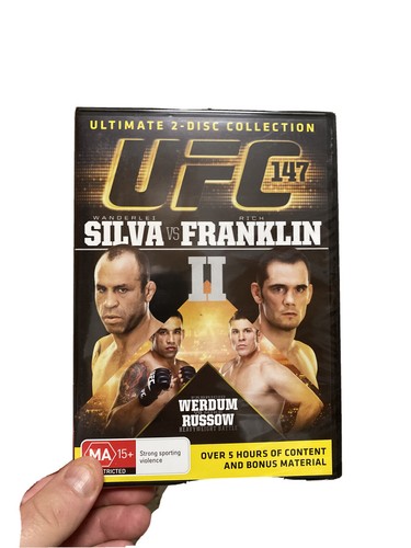 UFC 147 Silvia Vs Franklin II - Ultimate 2-Disc Dvd Set 📀 Region 4 New ...