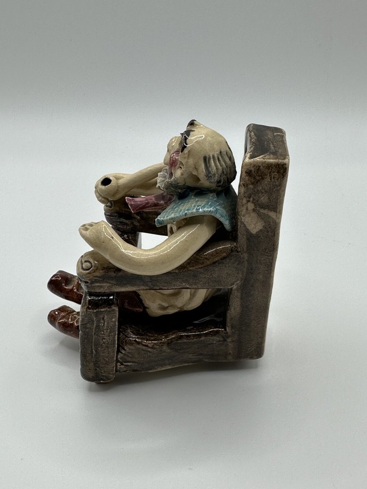 Will Young - Widecombe Pottery - Uncle Tom Cobley In His Famous Chair ...