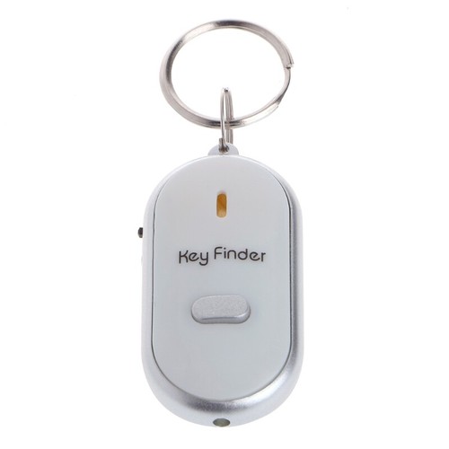 LED Key Finder Locator Find Lost Key Chain Keychain Whistle Sound ...