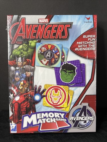Marvel Avengers Memory Game Thor, Iron Man, Capt America • Cardinal ...