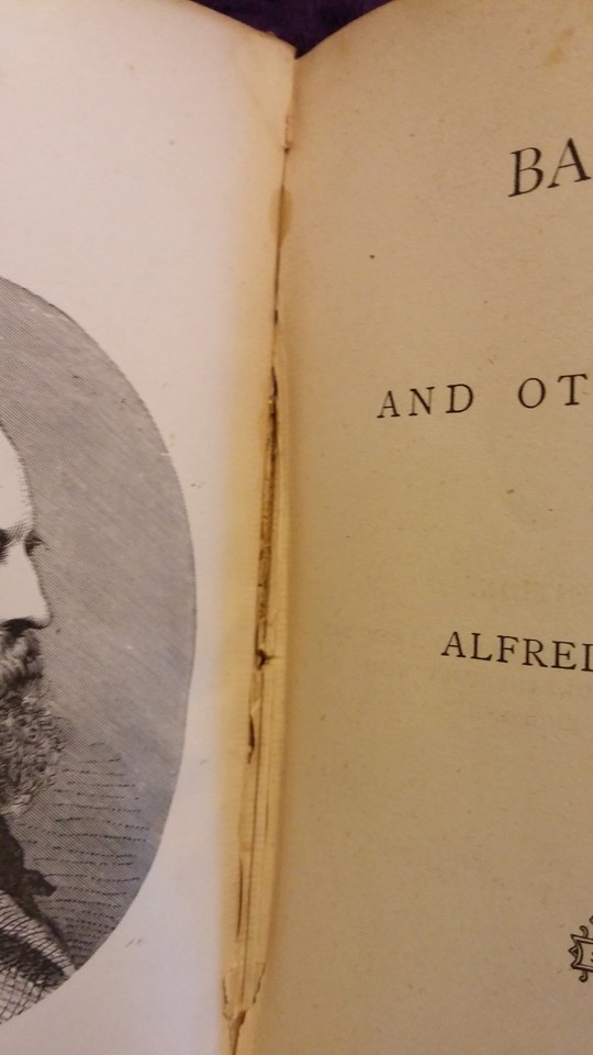 Ballads and Other Poems by Alfred Tennyson 1880 HC 1st U.S. Edition ...