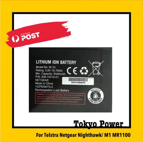 Replacement Black Battery For Telstra NETGEAR NightHawk M1 MR110 MR1100 ...