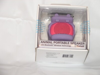 Craig Animal Portable Speaker With Bluetooth Purple Hippo - Original ...