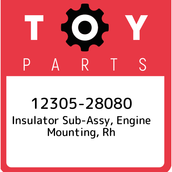 12305-28080 Toyota Insulator sub-assy, engine mounting, rh 1230528080 ...