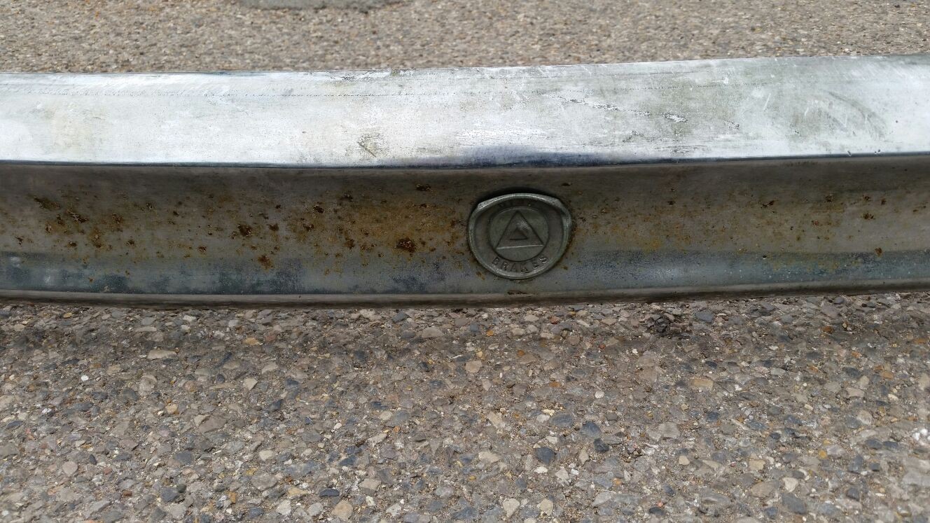 Jaguar Mk2 Rear Bumper. Daimler V8 Saloon Rear Bumper With Overriders ...
