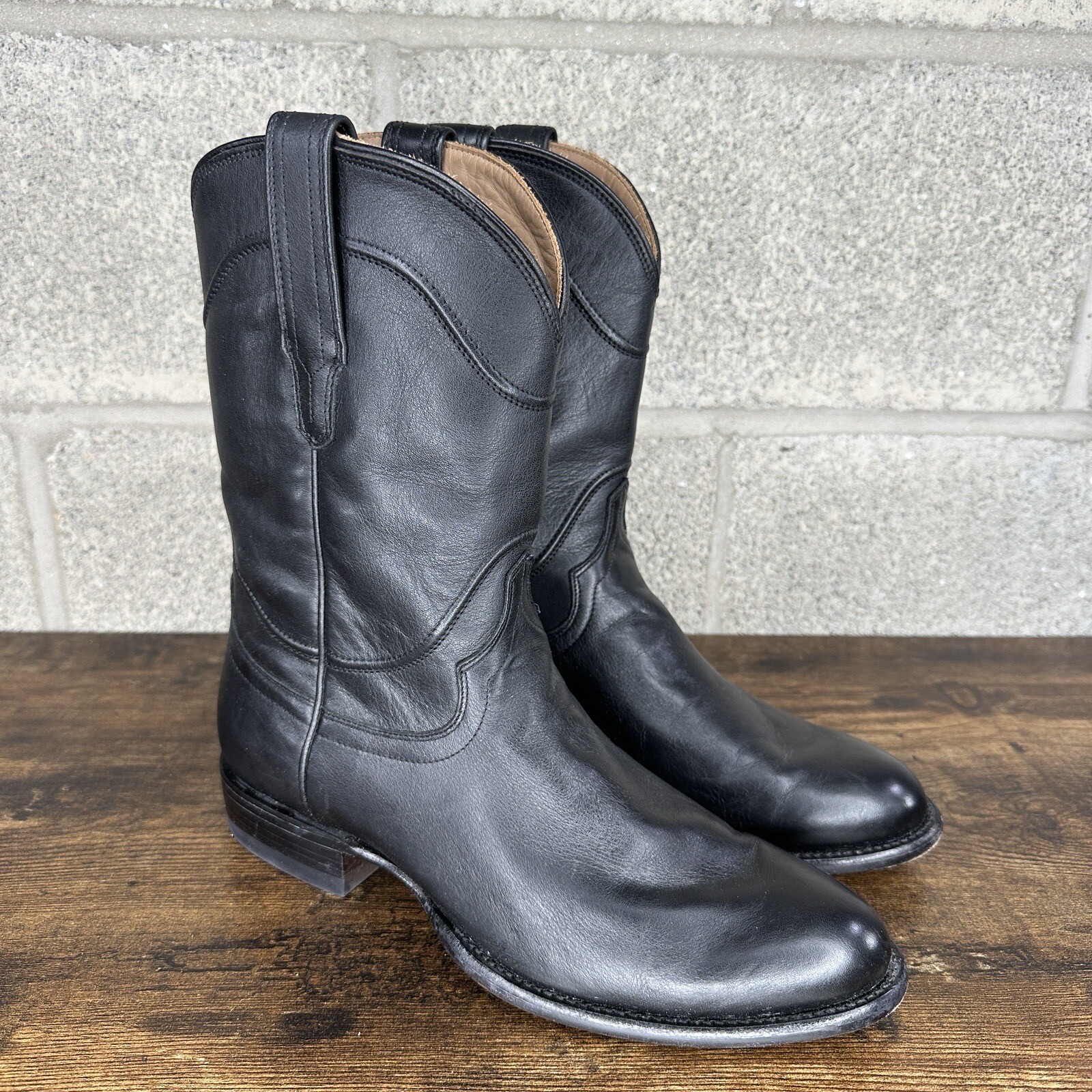 Tecovas Earl Roper Men’s Calfskin Leather Cowboy Boot… - Gem