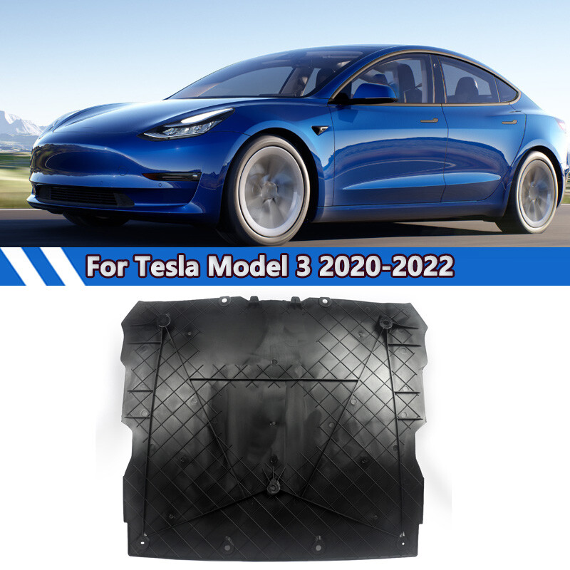 1499151-00-A Front Underbody Aero Splash Shield For 2020-2023 Tesla ...