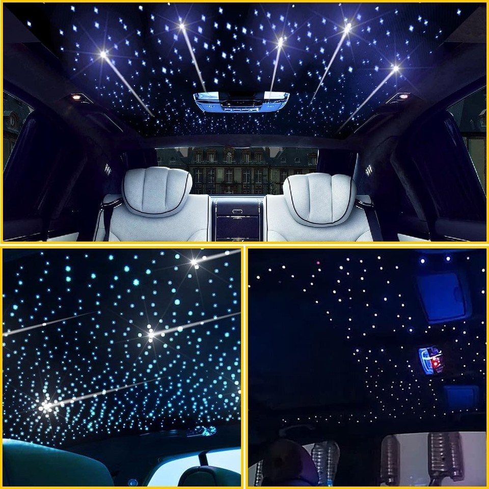 2SET 1000X LED Light Roof Home Ceiling Car Star Headliner Fiber Optic ...