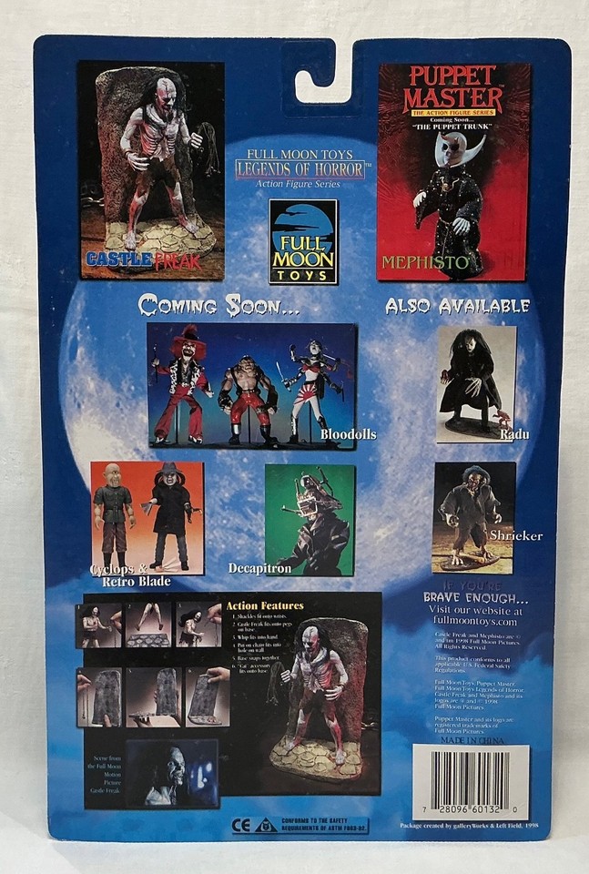 Full Moon Toys vintage Legends of Horror Castle Freak figure New MISP ...