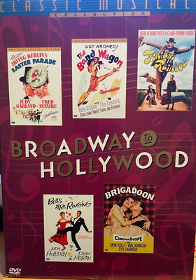 Classic Musicals Collection 5 Movie DVD set Broadway to Hollywood ...