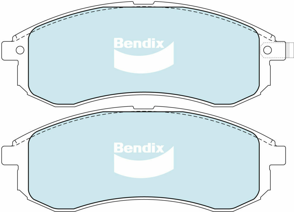 Bendix Front Heavy Duty Brake Pads DB1738HD DB1738 suits Sumitomo ...