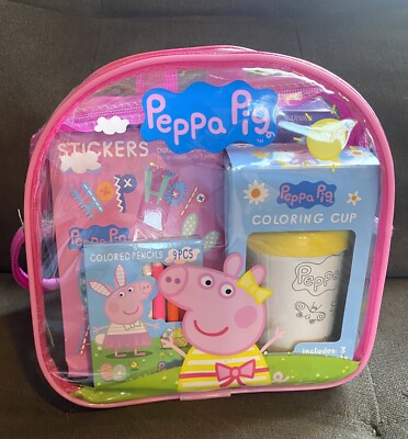 Peppa Pig Backpack Gift Set | eBay
