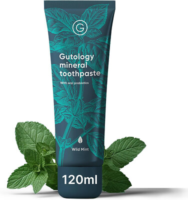 Gutology Natural Probiotic Toothpaste Hydroxyapatite Oral Probiotics ...