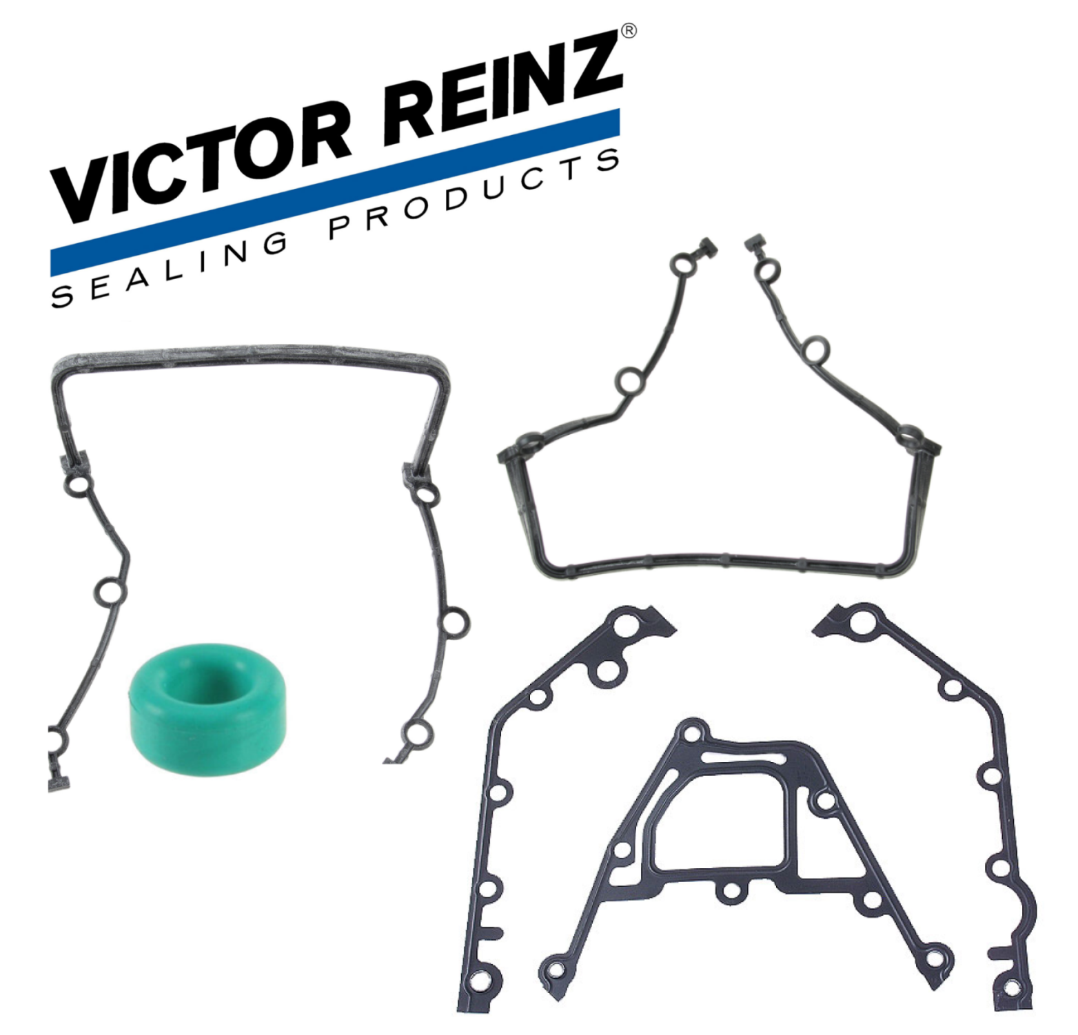 OEM Engine Timing Cover Gasket Kit 6pcs for BMW 540i 740i 740iL X5 ...