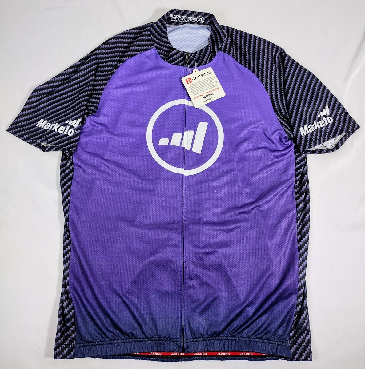 Jakroo Logo Vintage Bike Cycling Jersey Men By Jakroo Retro Racing