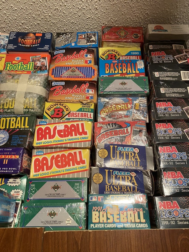 LOT OF UNOPENED BASEBALL Packs Sealed Baseball pack Lot Vintage Packs ...