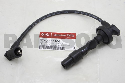 2743003100 Genuine Hyundai / KIA CABLE ASSY-SPARK PLU | eBay