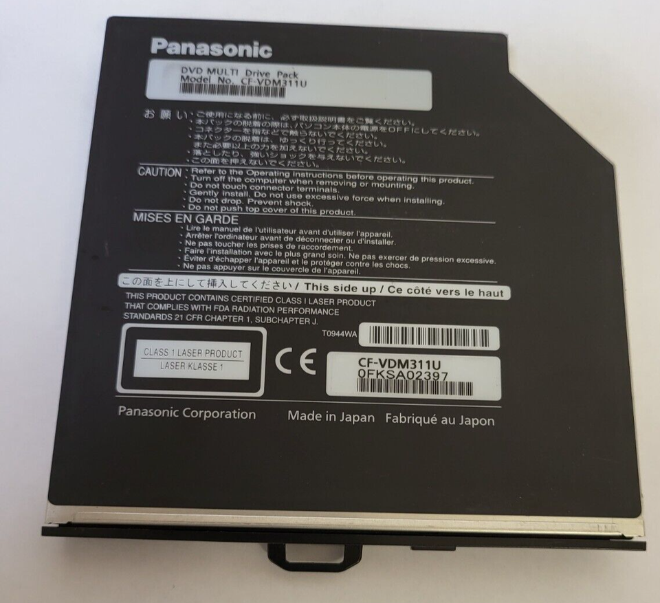 Panasonic CF-VDM311U DVD CF-31 toughbook DVD R/RW Multi Optical Disc ...