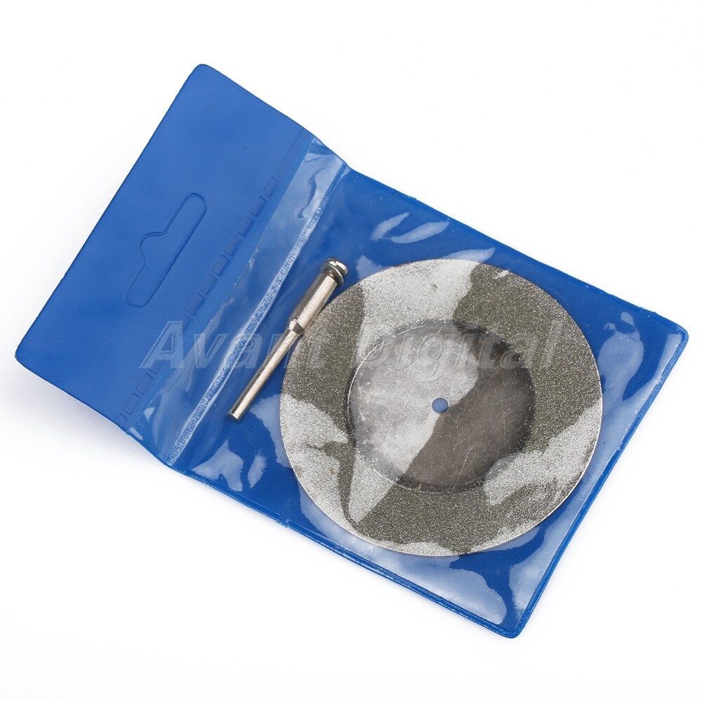 2.4" 60mm Diamond Coated Cut Off Wheel Cutting Disc + 1 Mandrel for ...