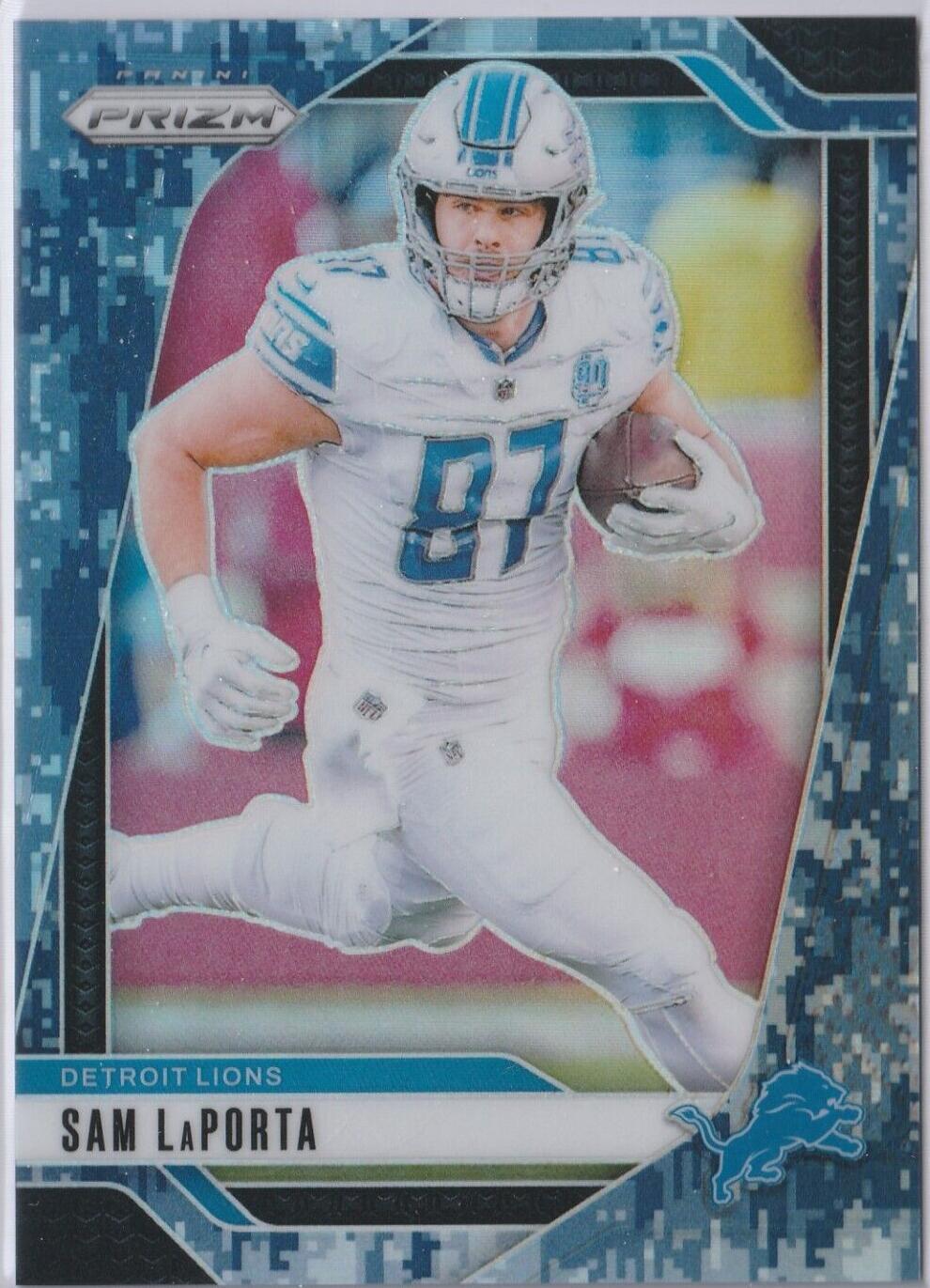 2024 Panini Prizm - Sam LaPorta #96 Navy Camo Prizm /25 for sale online ...