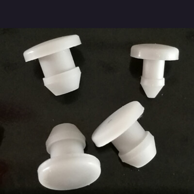 White/Gray Silicone Rubber Plug Stopper 2.5mm - 14mm Cone Blocking ...