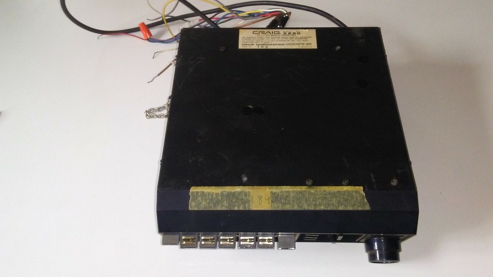 Craig Powerplay S-280 8 Track Player Radio Car ((Untested, As Is)) | eBay