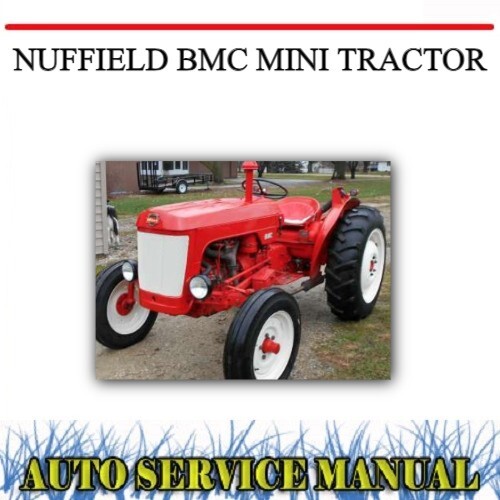 NUFFIELD BMC MINI TRACTOR WORKSHOP REPAIR SERVICE & WIRING MANUAL~DVD ...