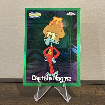2025 Topps Chrome SpongeBob Captain Magma [Squidward] #136 Kelp Green ...